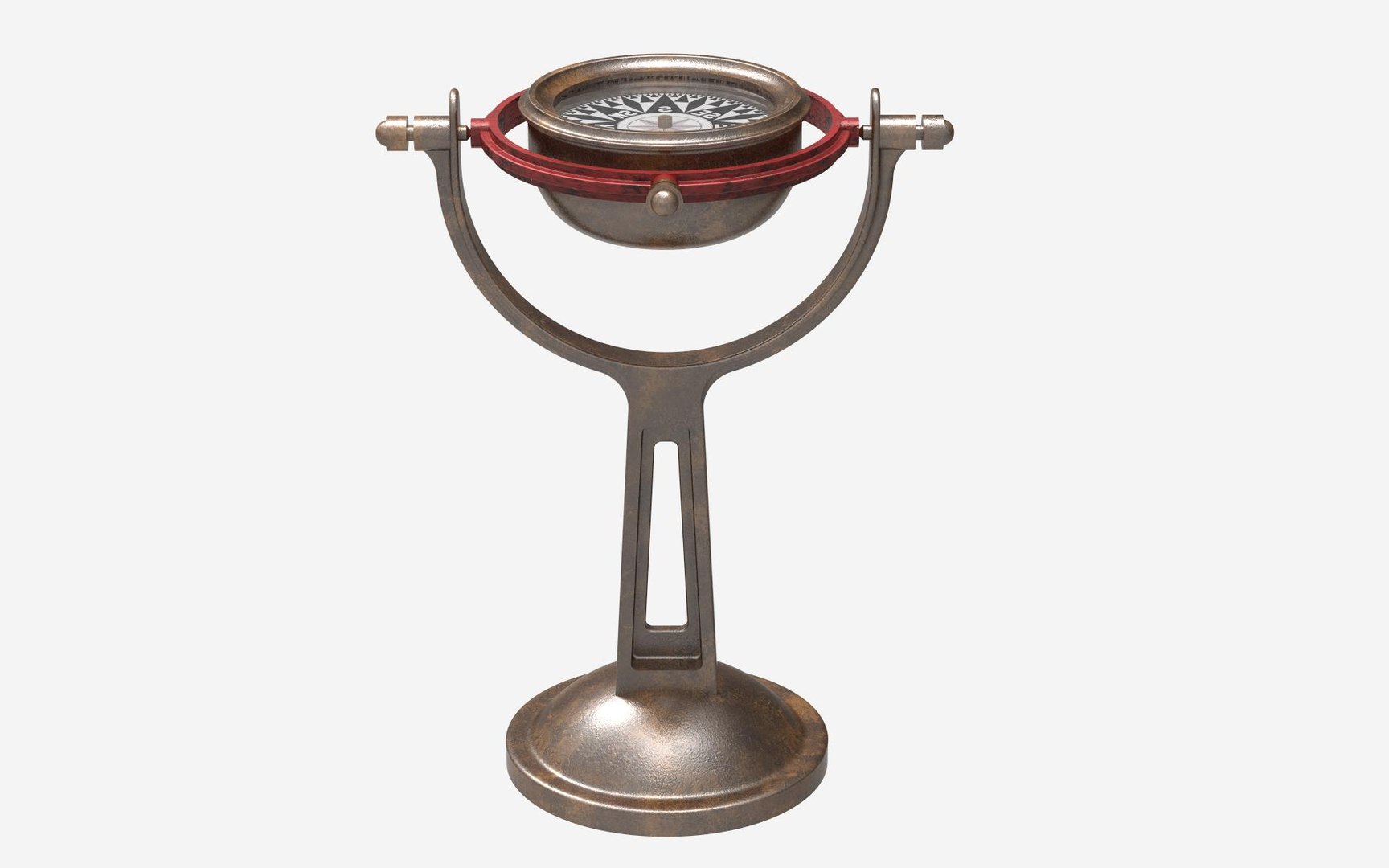 3D Nautical Gyro Compass Model - TurboSquid 1468376