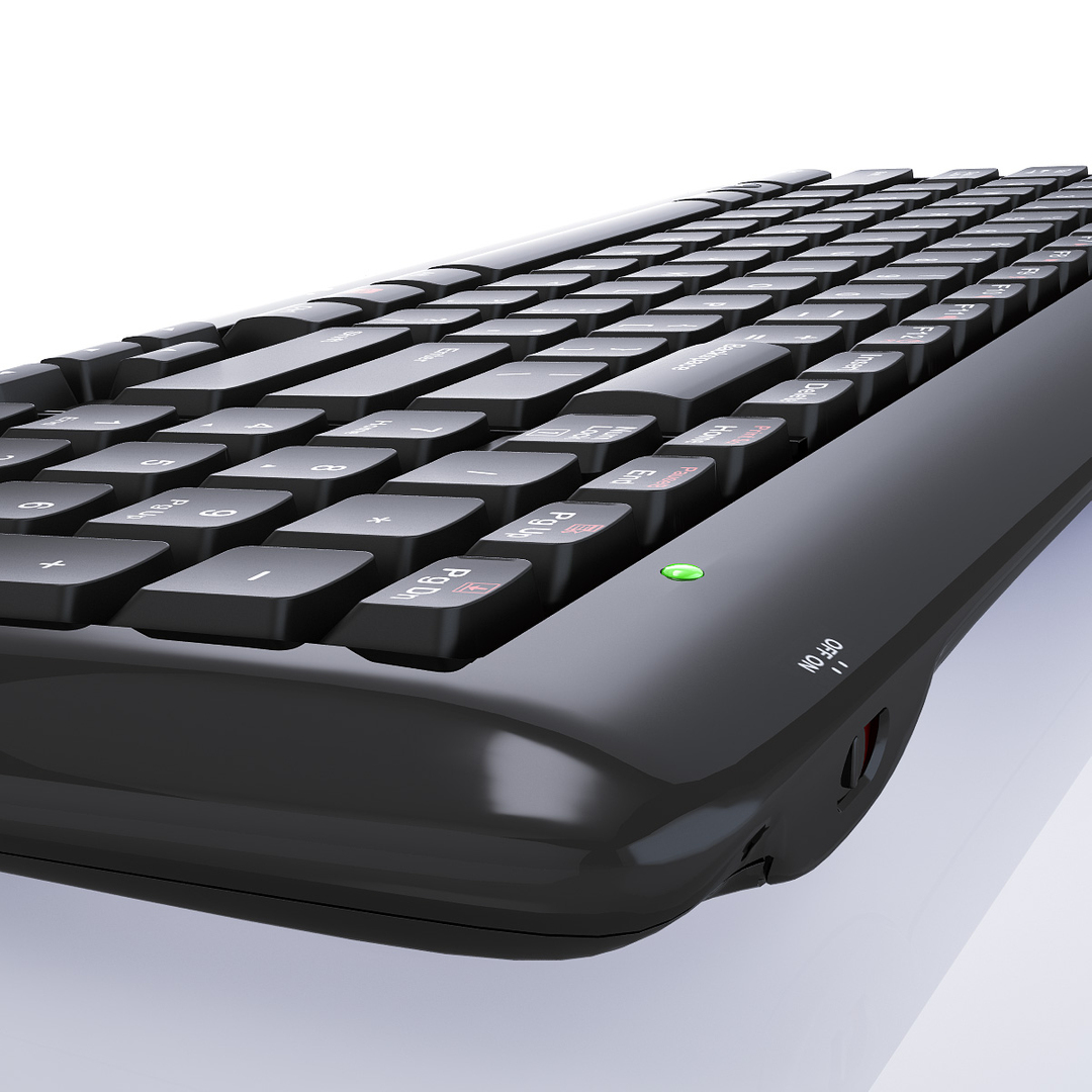 3d model of computer monitor