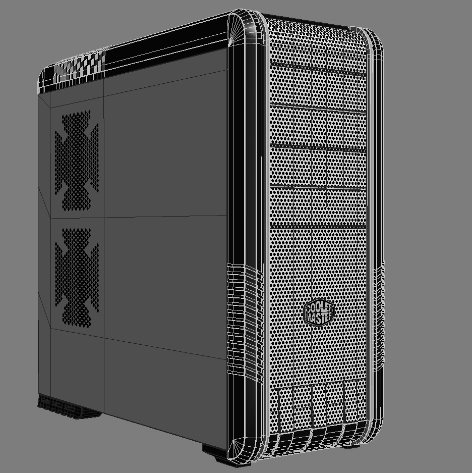 3d model of computer monitor