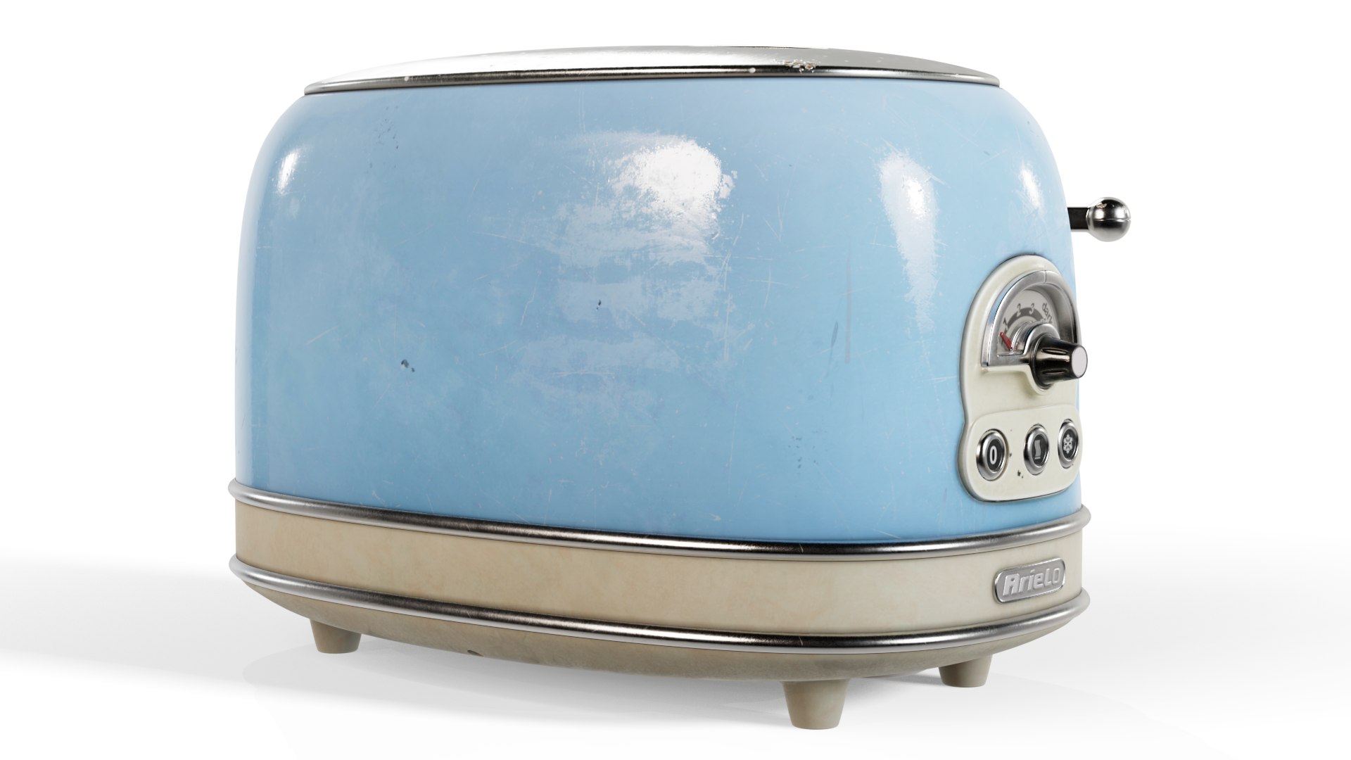 Used Arielo Retro Vintage Kitchen Toaster Da1 3D Model - TurboSquid 2201953