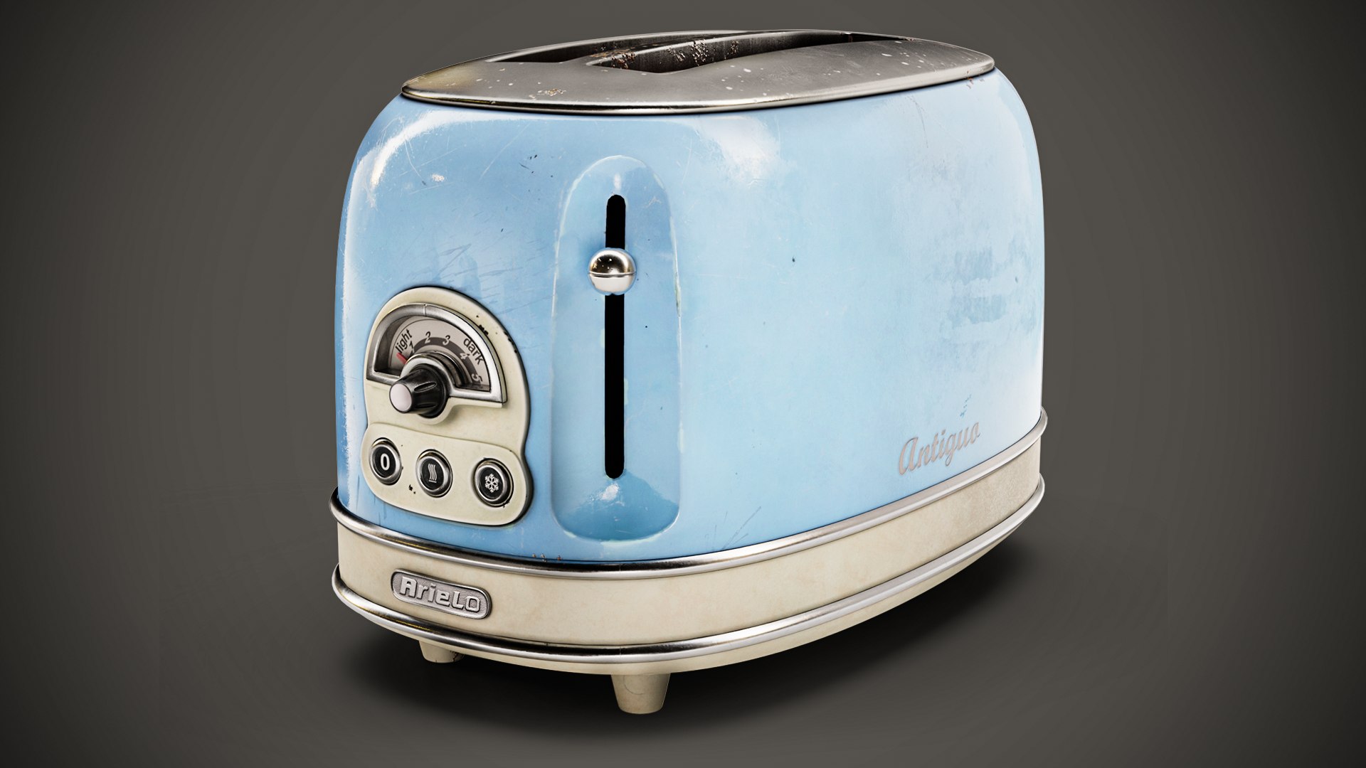 Used Arielo Retro Vintage Kitchen Toaster Da1 3D Model - TurboSquid 2201953
