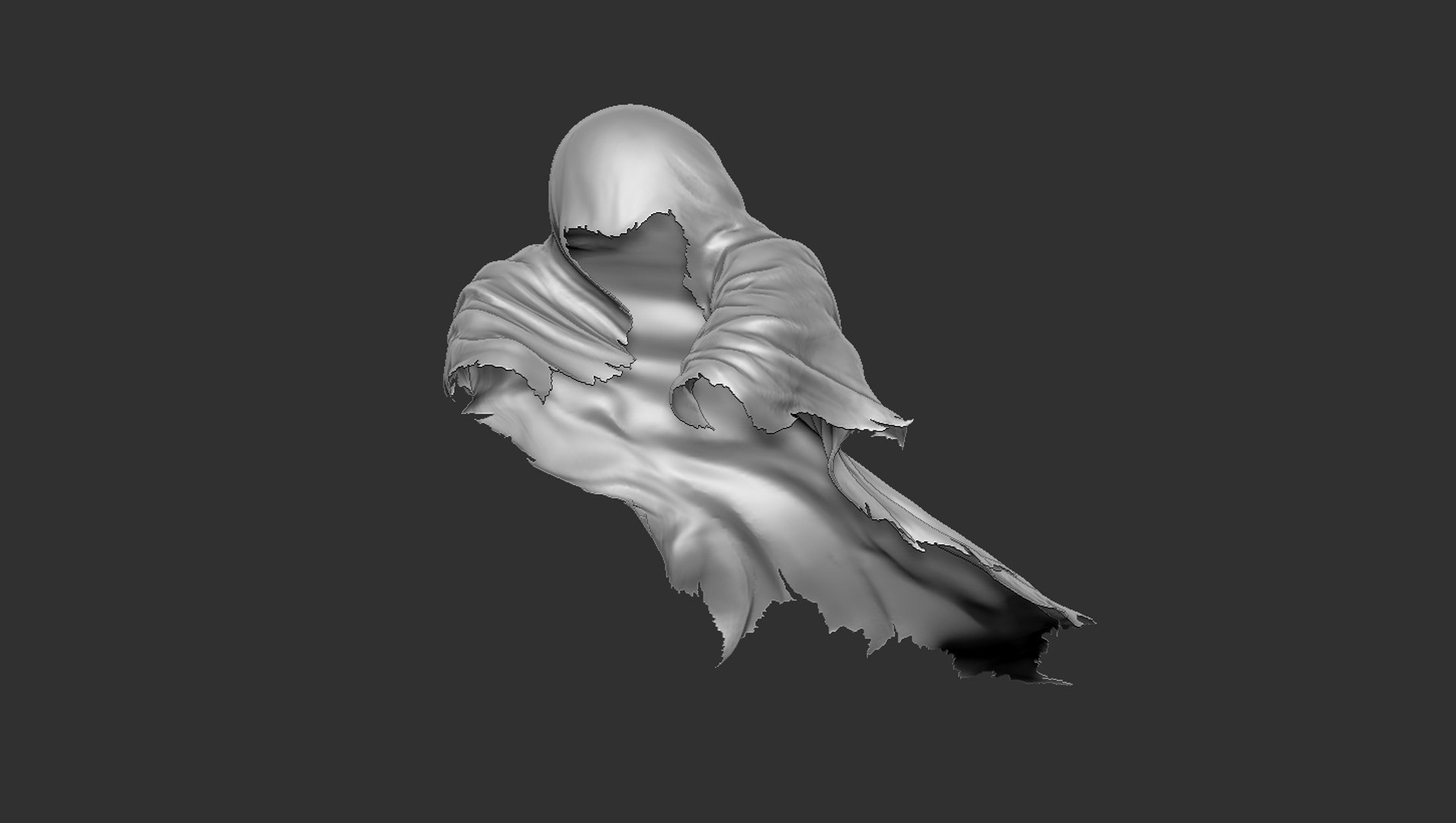 3D Dark Ghost Halloween - TurboSquid 1334056