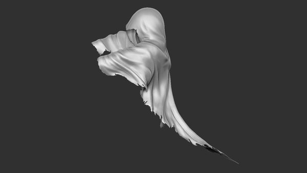 3D dark ghost halloween - TurboSquid 1334056