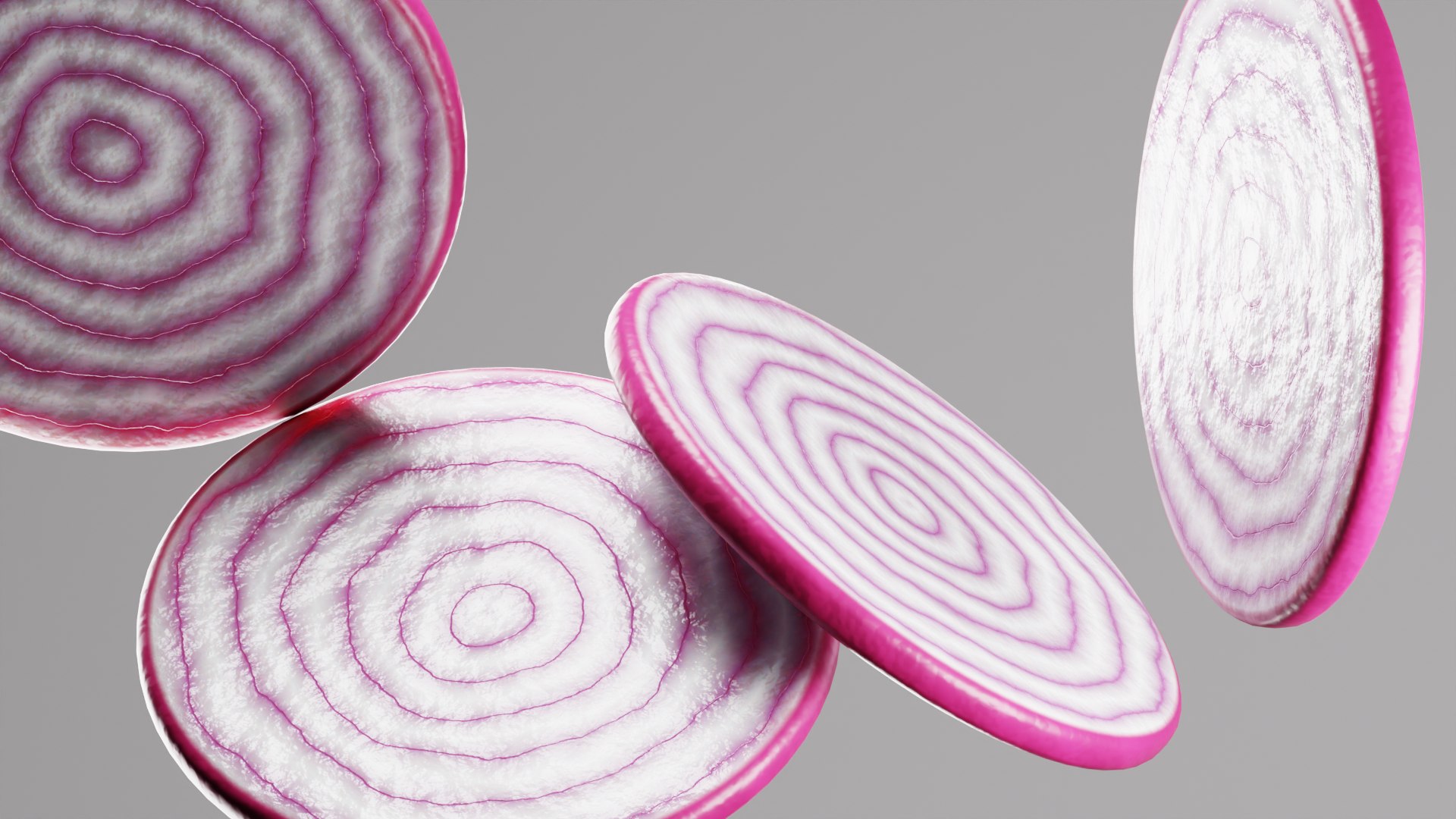 Onion Slice 3D Model - TurboSquid 2388200