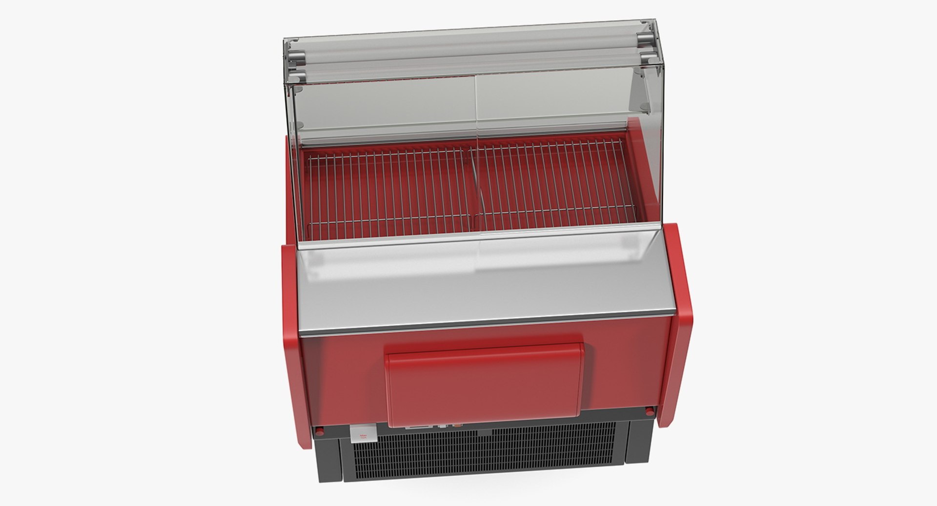 3D Supermarket Meat Curved Display Model - TurboSquid 1410122