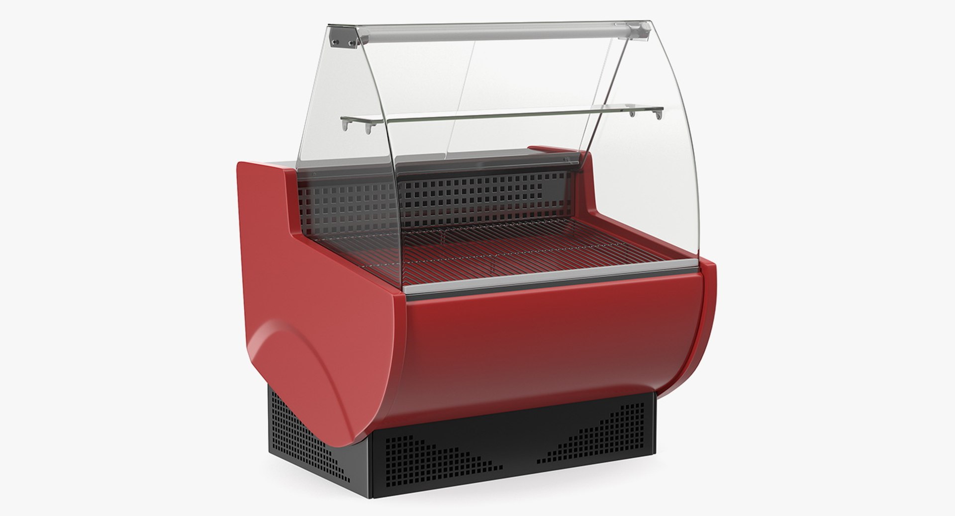 3D supermarket meat curved display model - TurboSquid 1410122