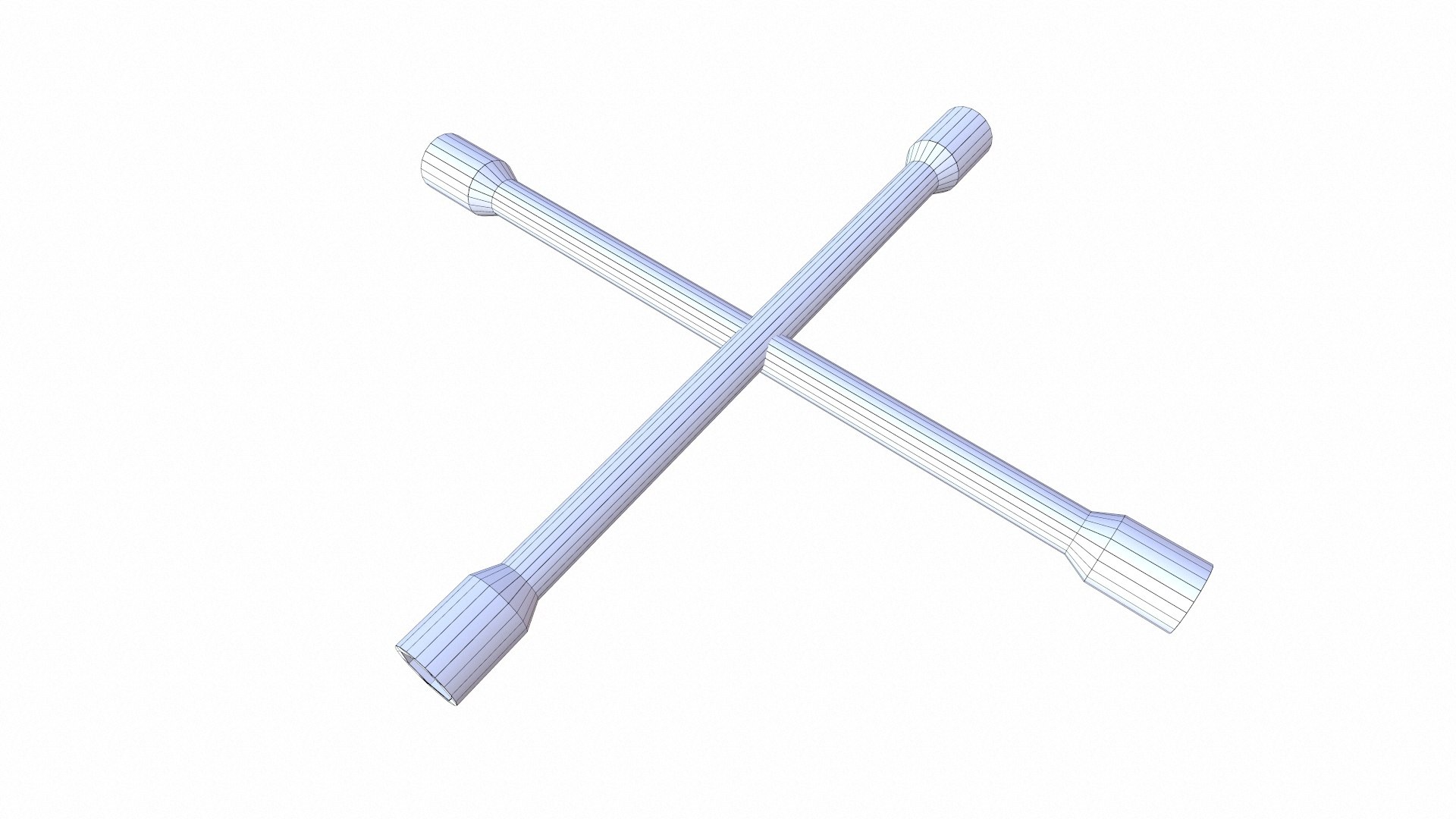 3D Cross Spanner - TurboSquid 2328646