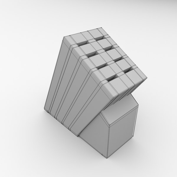 knife block 3d model