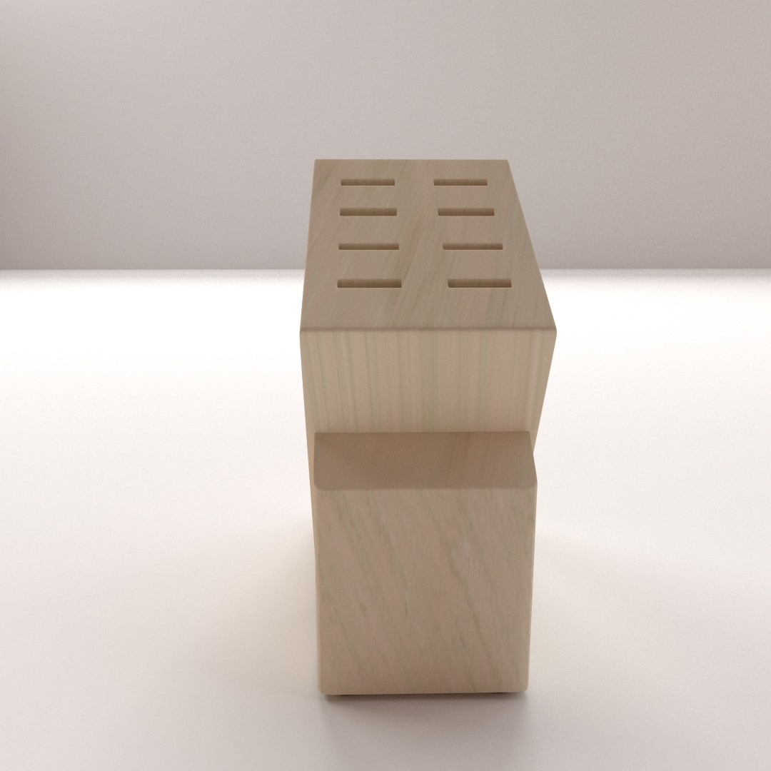 knife block 3d model