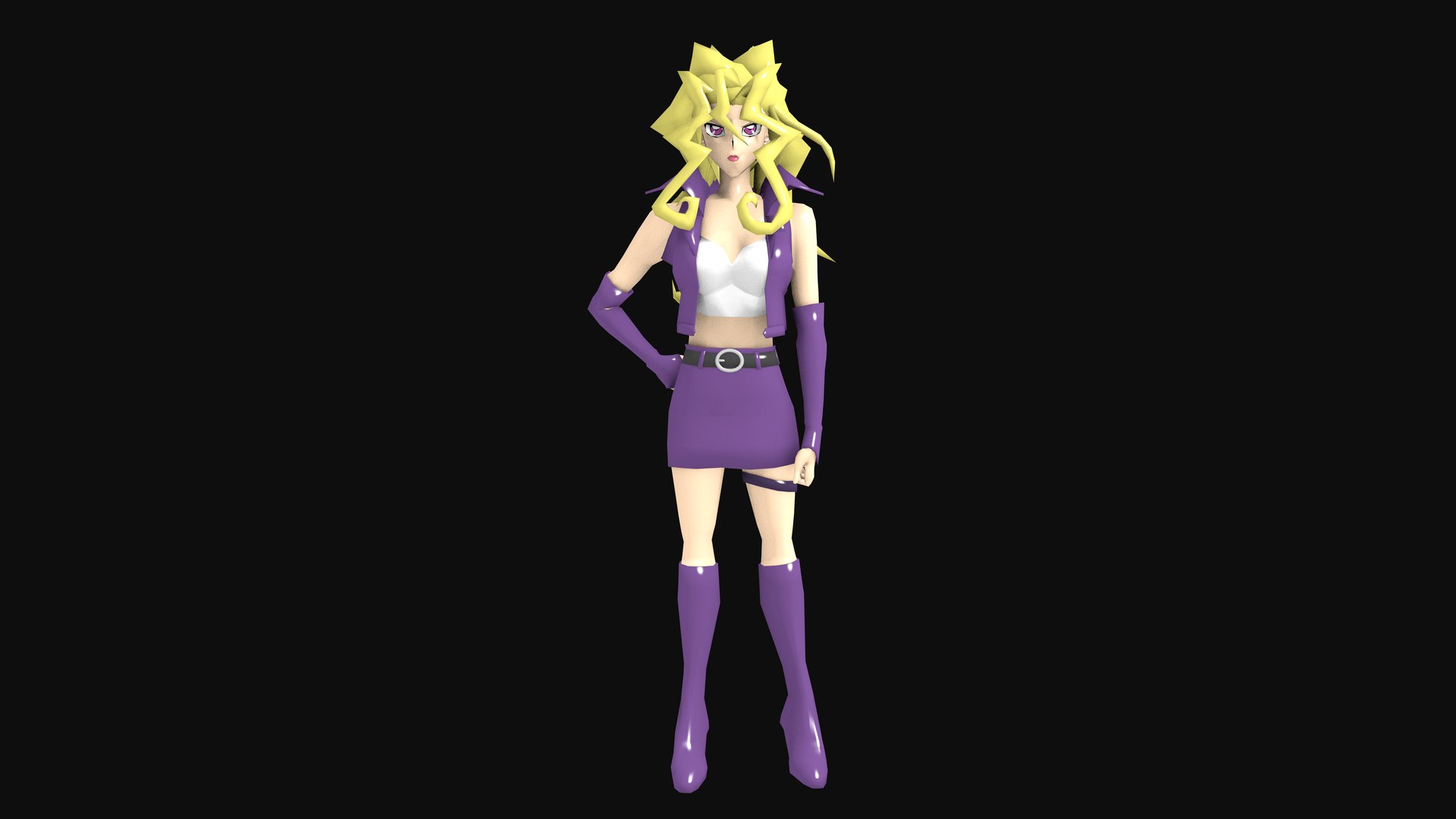 modèle 3D de VRchat Mai Valentine yugioh lowpoly modèle 3D - TurboSquid ...