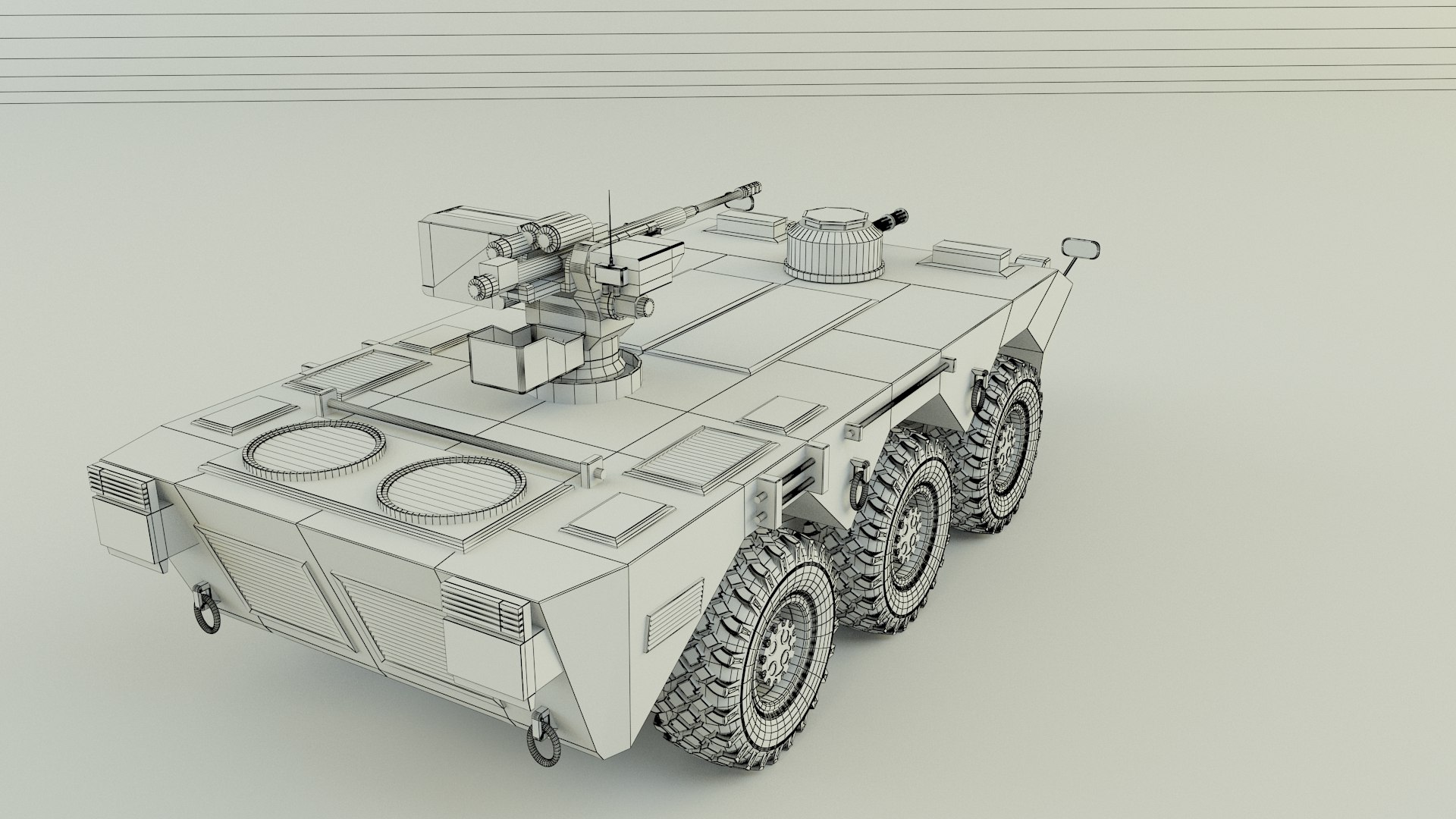 Armored Vehicle 3D Model - TurboSquid 2382165