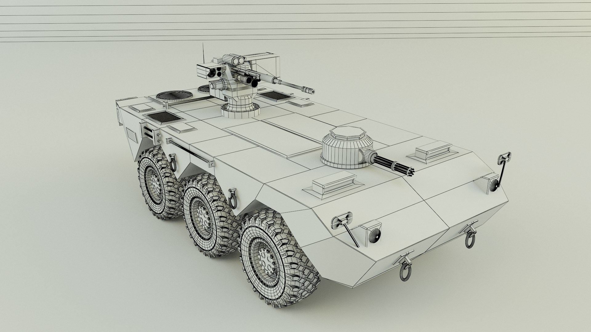 Armored Vehicle 3D Model - TurboSquid 2382165