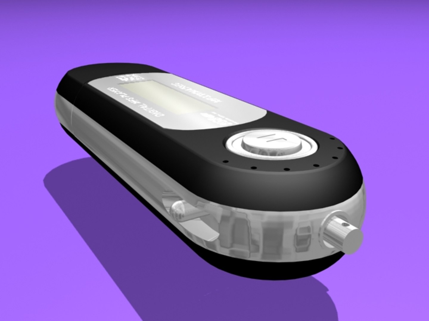 usb player 3d model