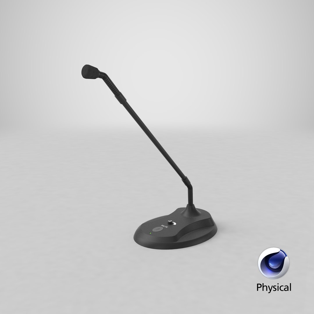 3D Real Microphone Mic Model - TurboSquid 1642375