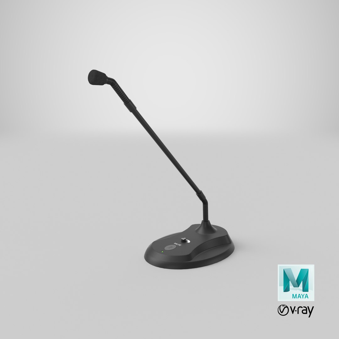 3D Real Microphone Mic Model - TurboSquid 1642375