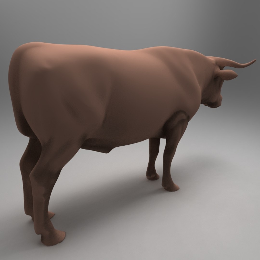 3d Obj Ox Sculpture