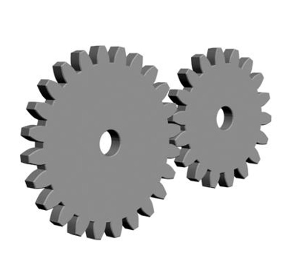 Cogwheel Real Size 3d Model