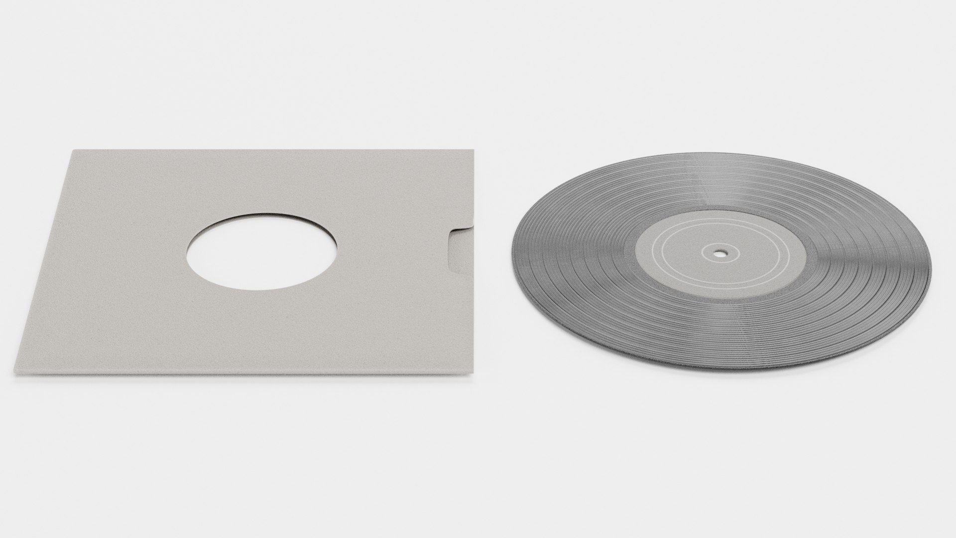 Vinyls With Sleeves 3D Model - TurboSquid 2190261
