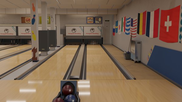 Bowling 3D model - TurboSquid 1988396