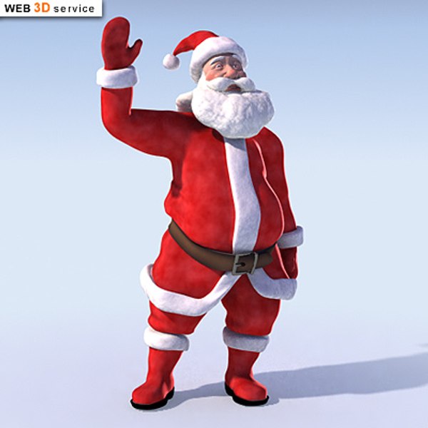 Santa Claus 3D Models for Download | TurboSquid