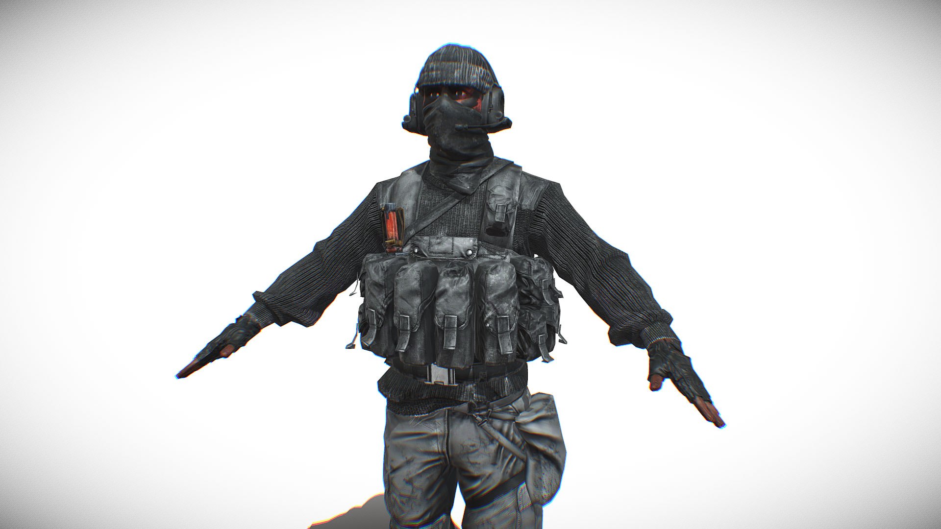 3D Model Soldier Character Armor - TurboSquid 1685682