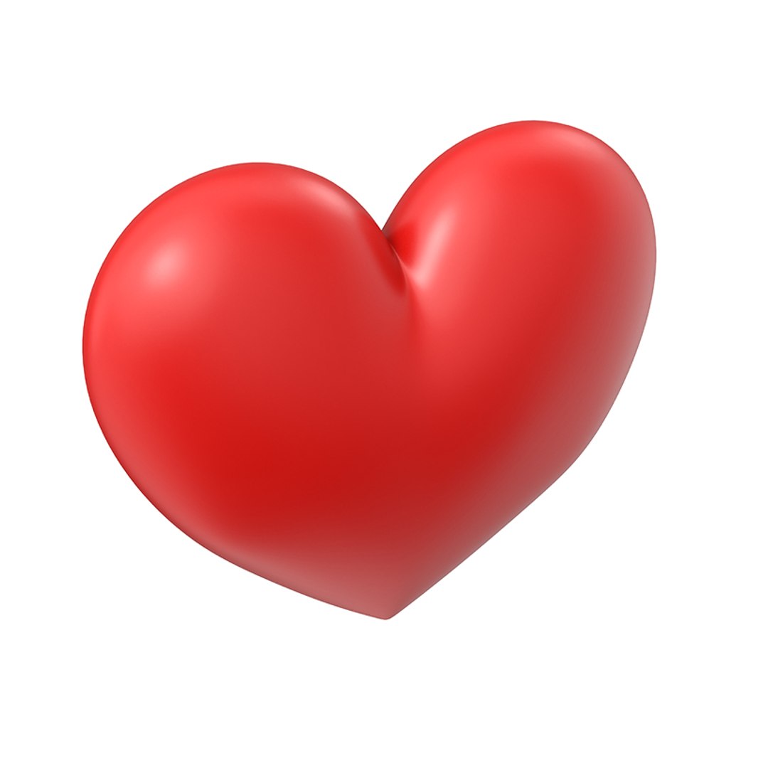 3D Heart Simple - TurboSquid 1374955