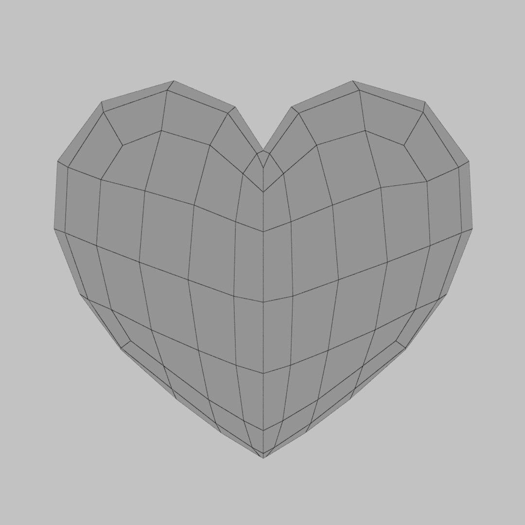 3D Heart Simple - TurboSquid 1374955