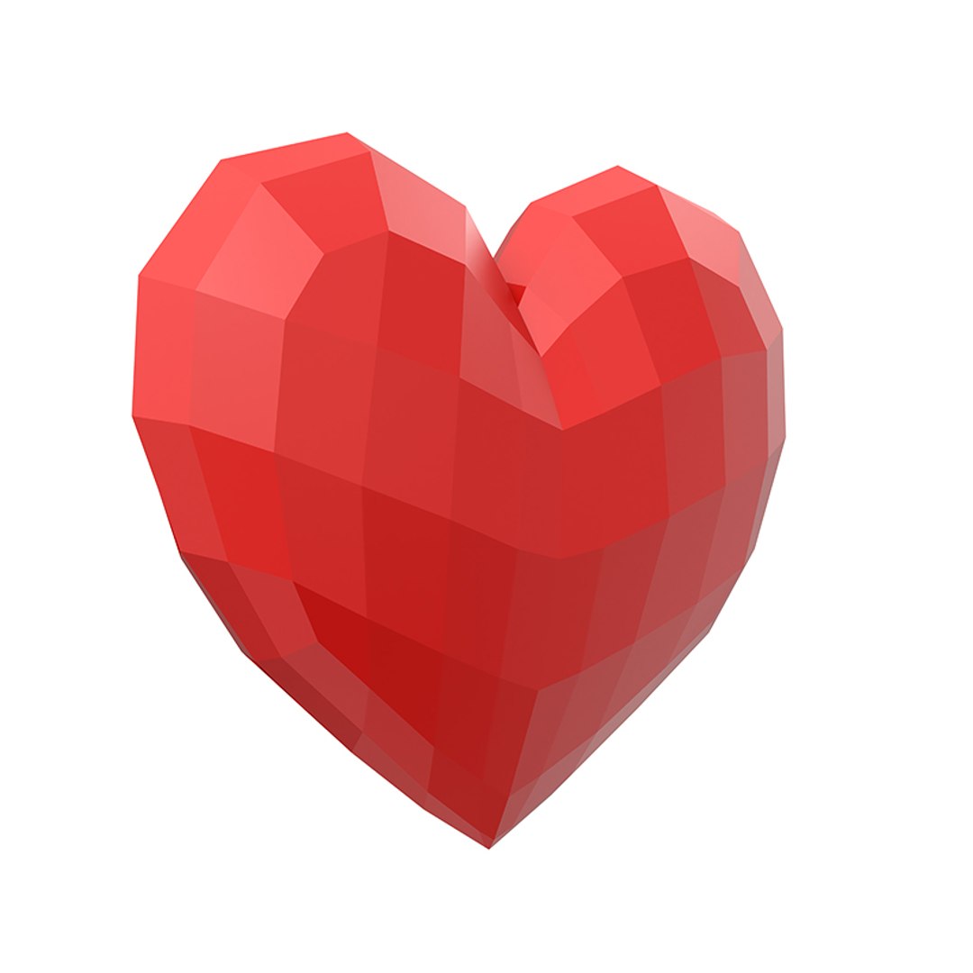 3D Heart Simple - TurboSquid 1374955