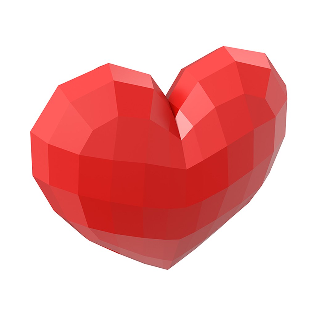 3D Heart Simple - TurboSquid 1374955