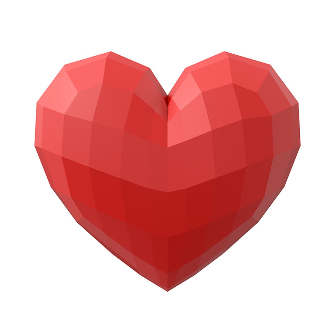 3D Heart Simple - TurboSquid 1374955