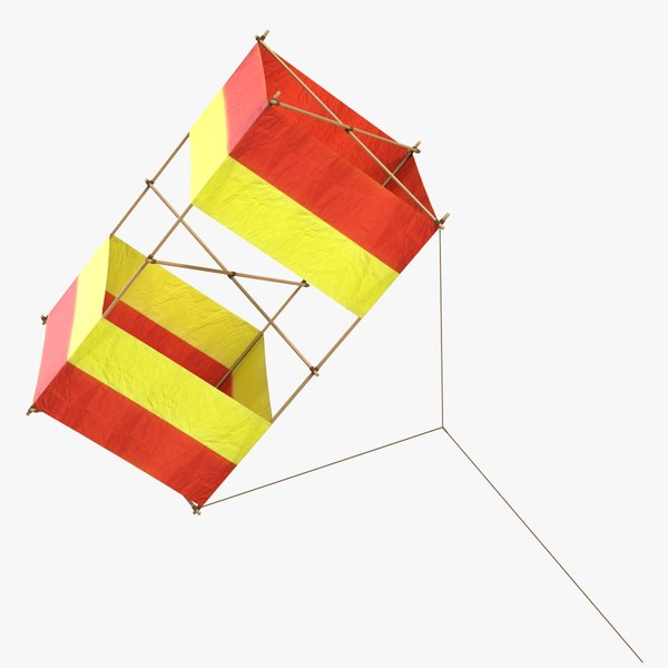 rectangle kite 3d model
