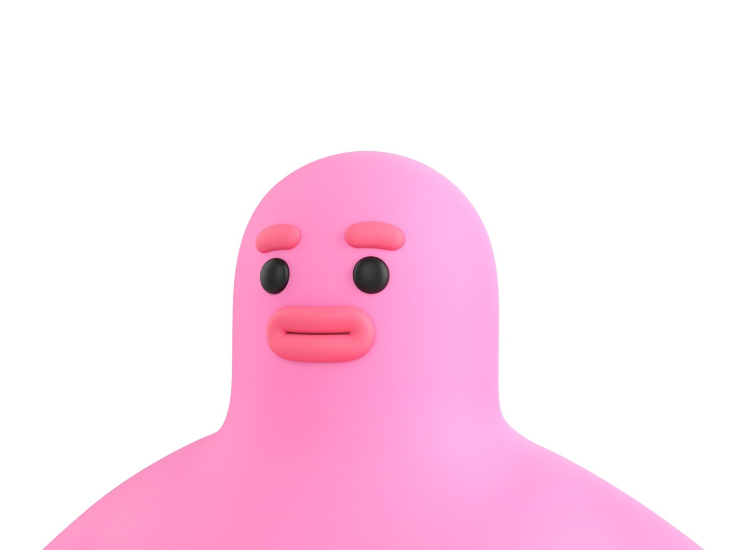 3D Character218 Pink Man - TurboSquid 2026757