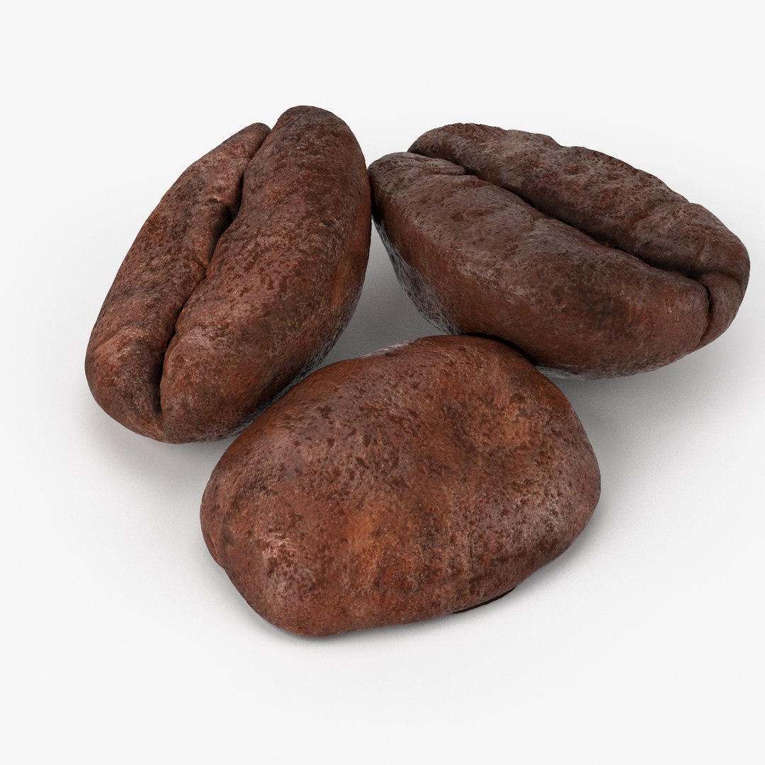 Realistic Coffee Beans 3d Max
