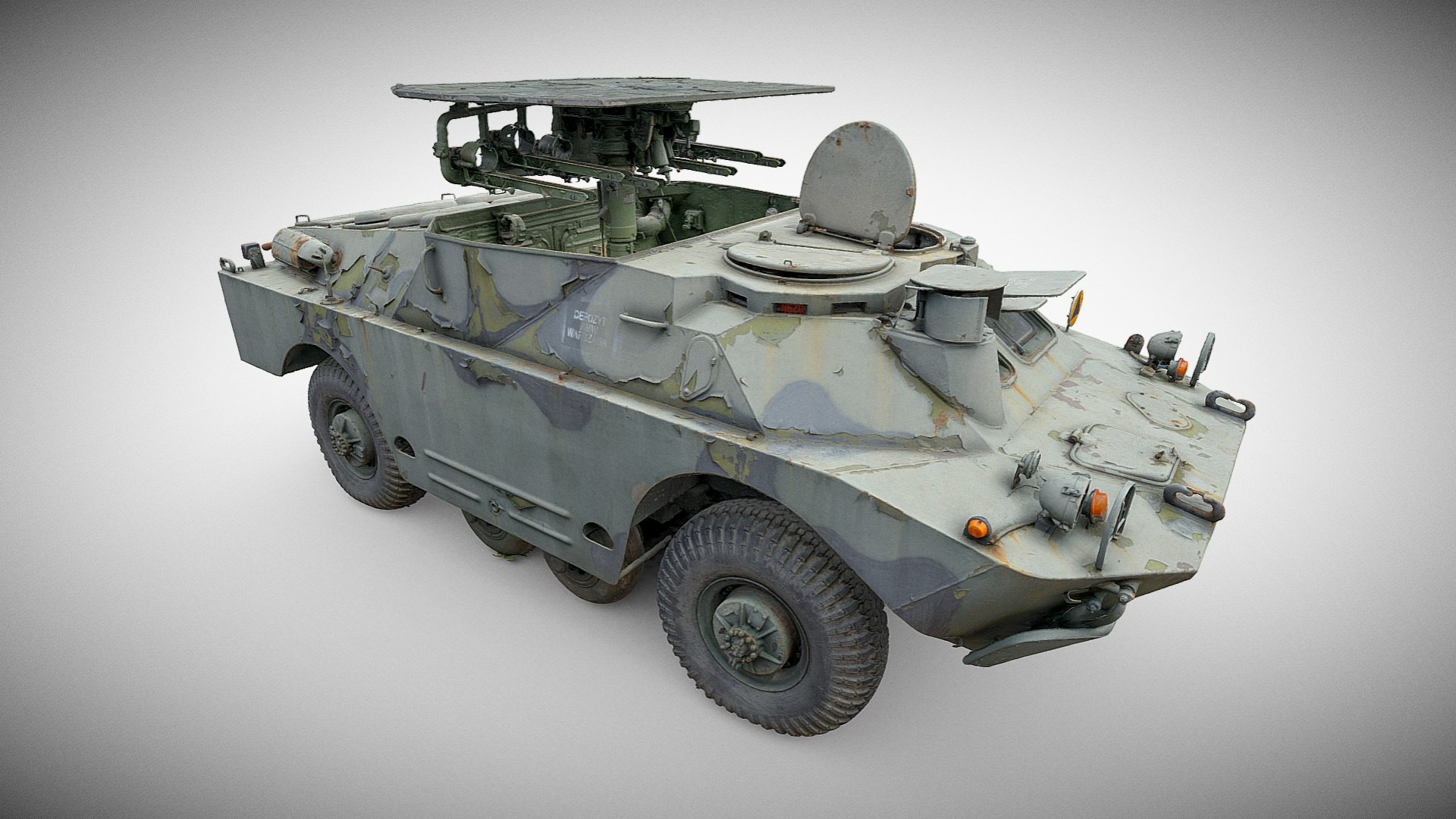 Tank Destroyer BRDM-2 9P133 3D Model - TurboSquid 2338395
