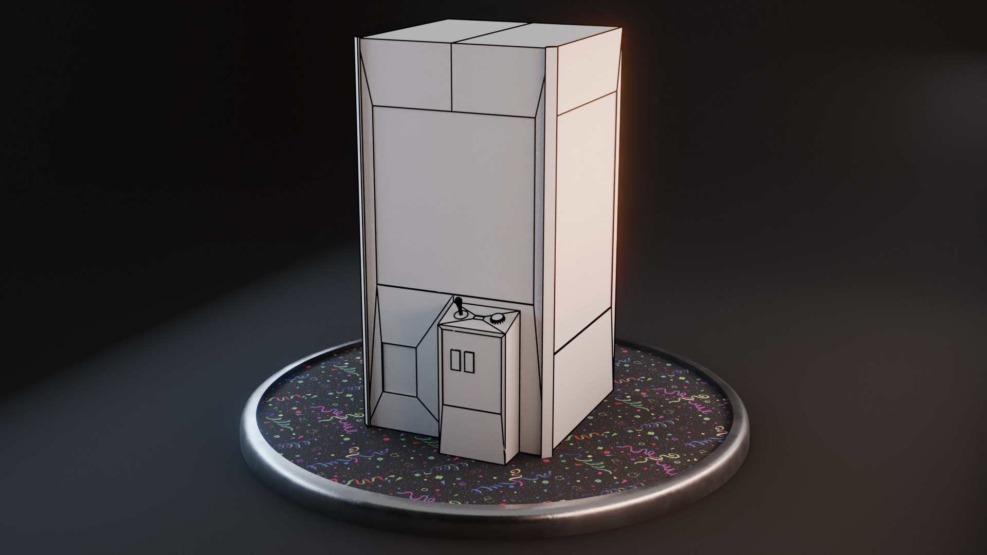 3D Realistic Claw Crane Machine - TurboSquid 1624326