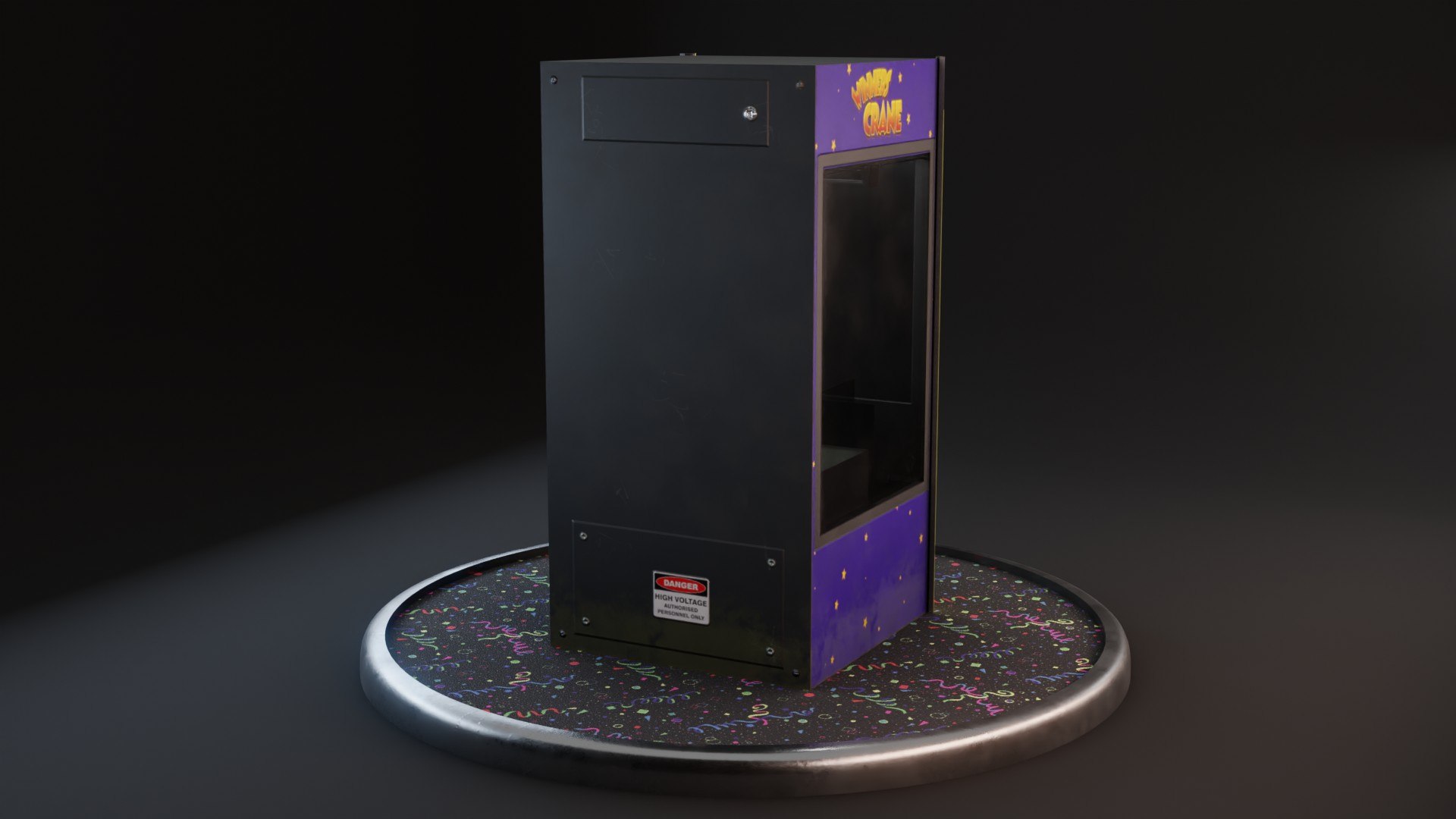 3D Realistic Claw Crane Machine - TurboSquid 1624326