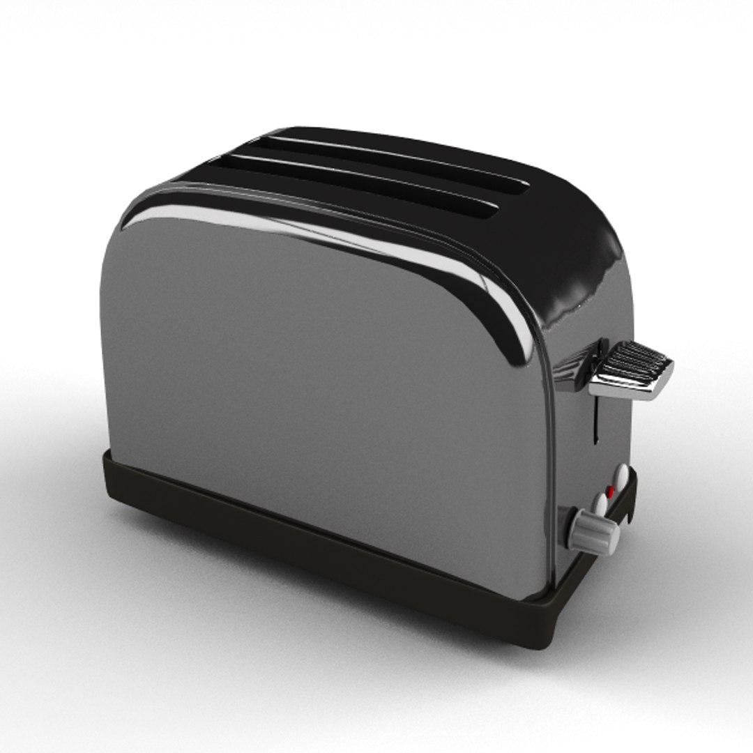 Toaster Toast 3d Model