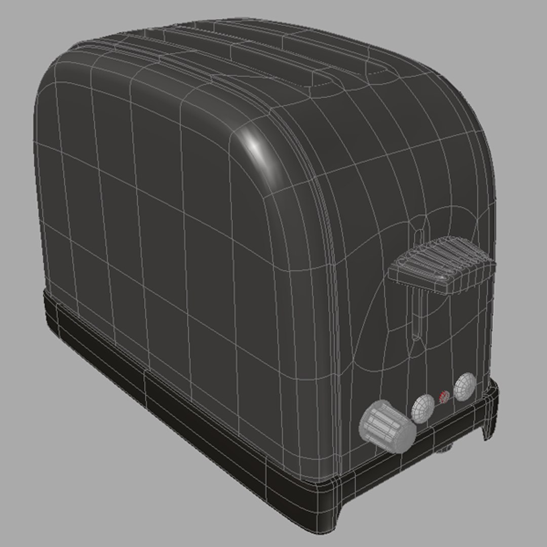 Toaster Toast 3d Model