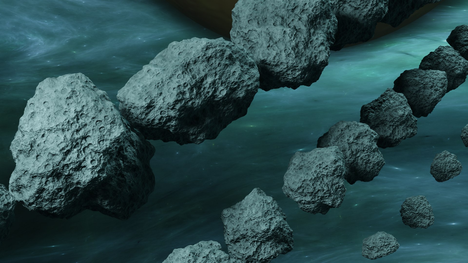 Asteroid Field - 50 Asteroids 3D Model - TurboSquid 1911389