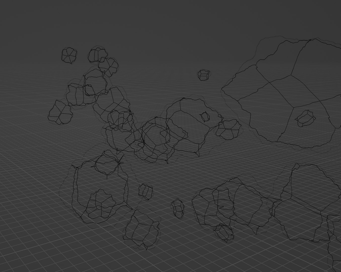 Asteroid Field - 50 Asteroids 3D Model - TurboSquid 1911389