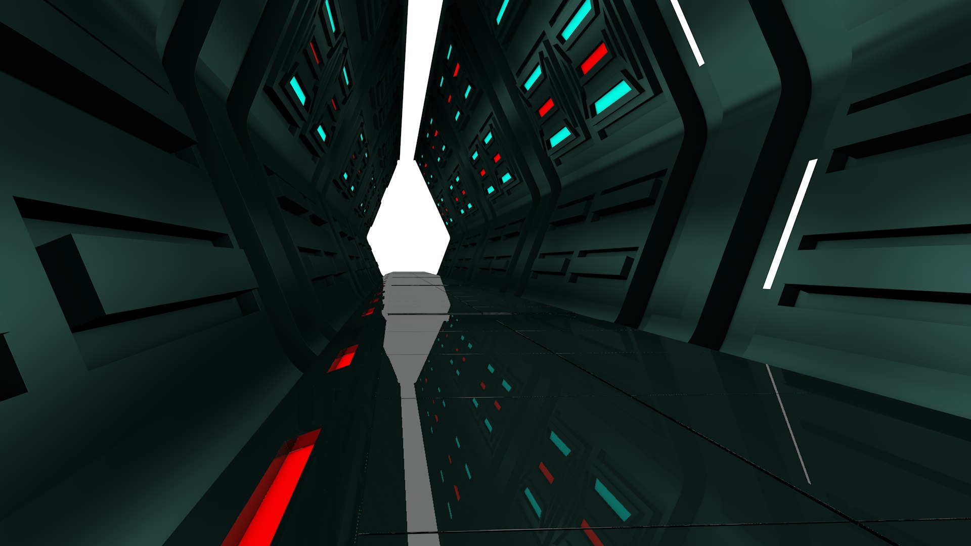 3D Sci Fi Tunnel Model - TurboSquid 2339954