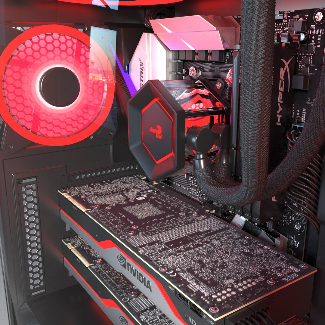 Aerocool Black Model - TurboSquid 1494833