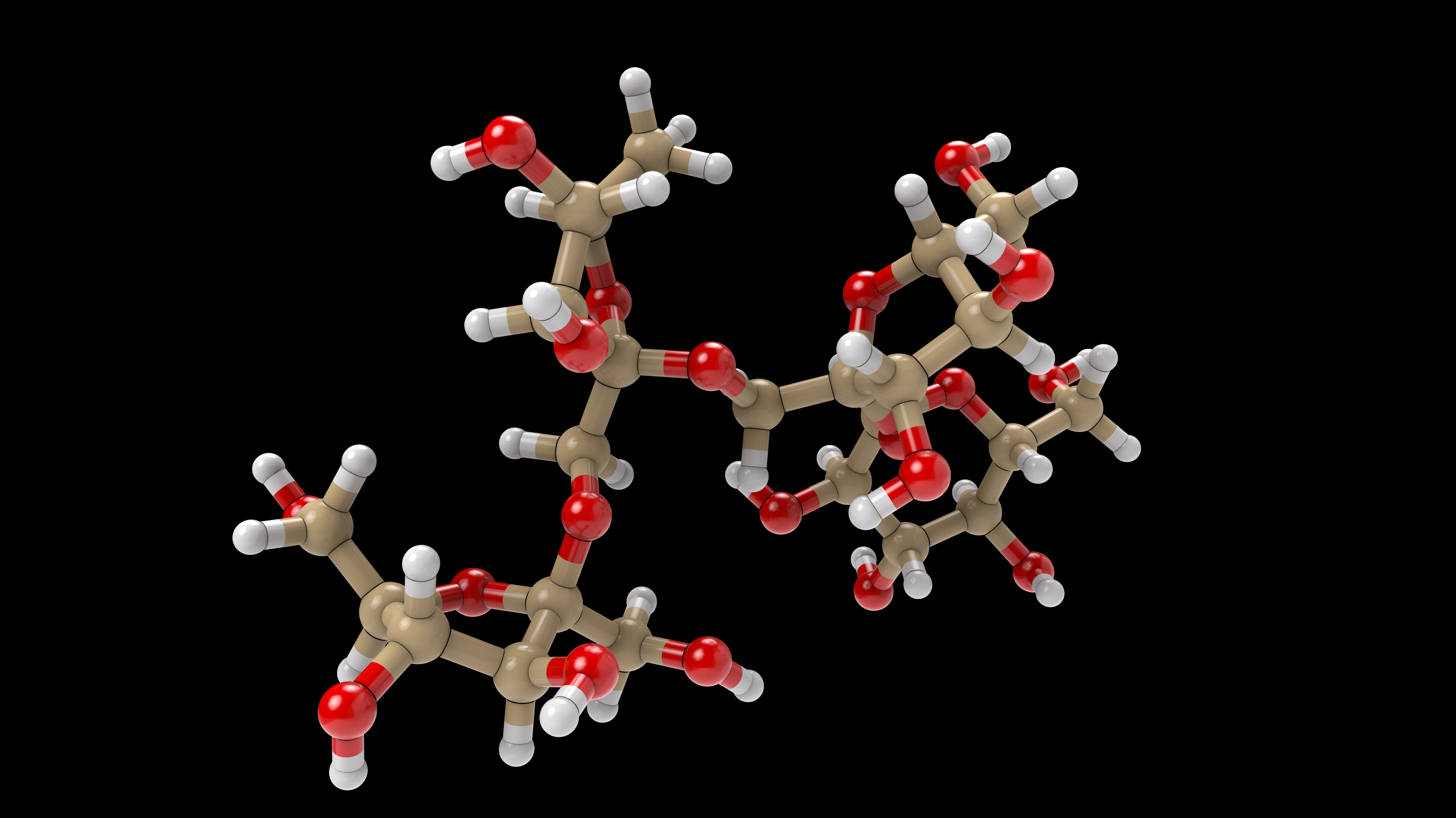 modelo 3d estructura de inulina - TurboSquid 2210548