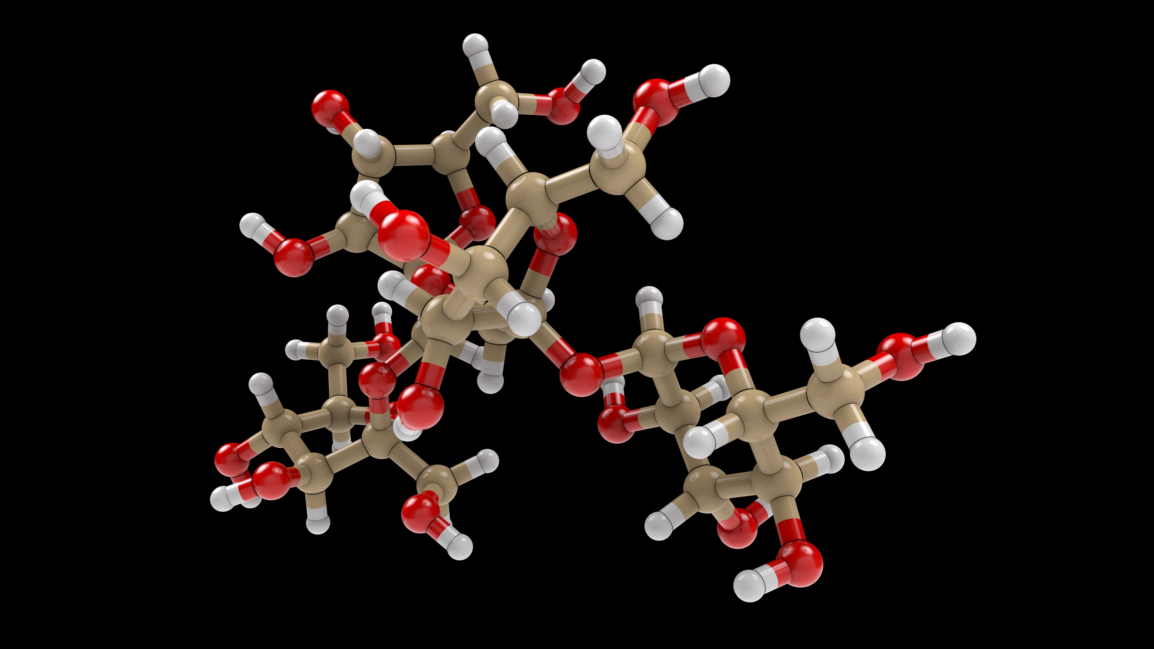 modelo 3d estructura de inulina - TurboSquid 2210548