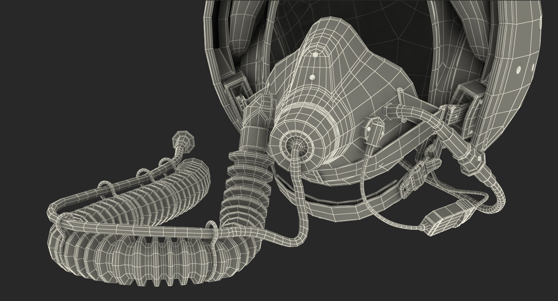 jet fighter pilot helmet 3d max