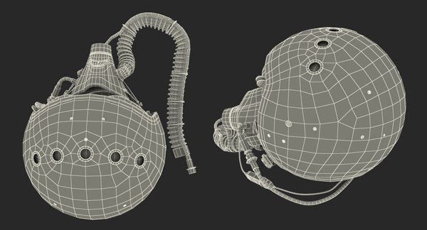 jet fighter pilot helmet 3d max