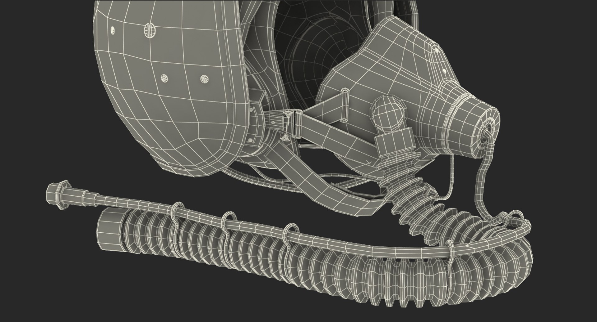 jet fighter pilot helmet 3d max