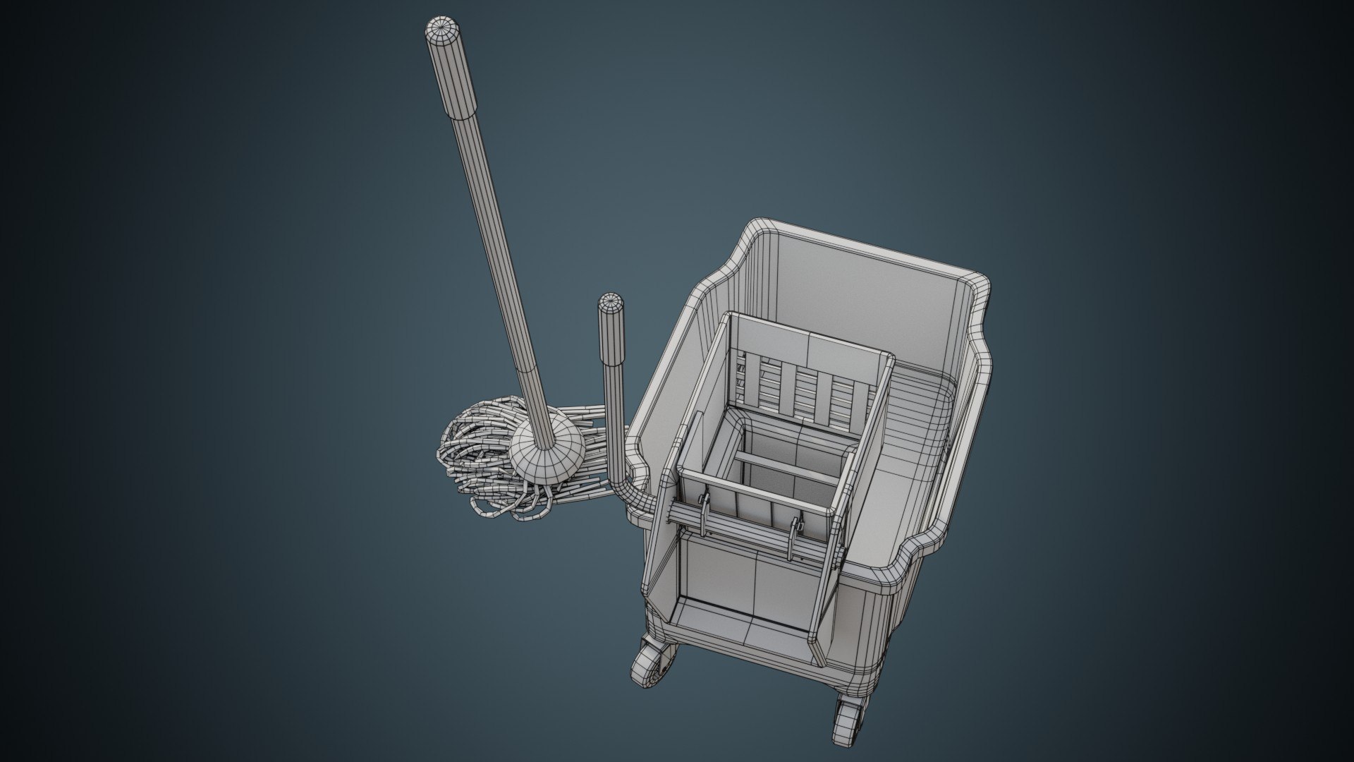 Mop Wringer 2 Basic 3D Model - TurboSquid 2078834