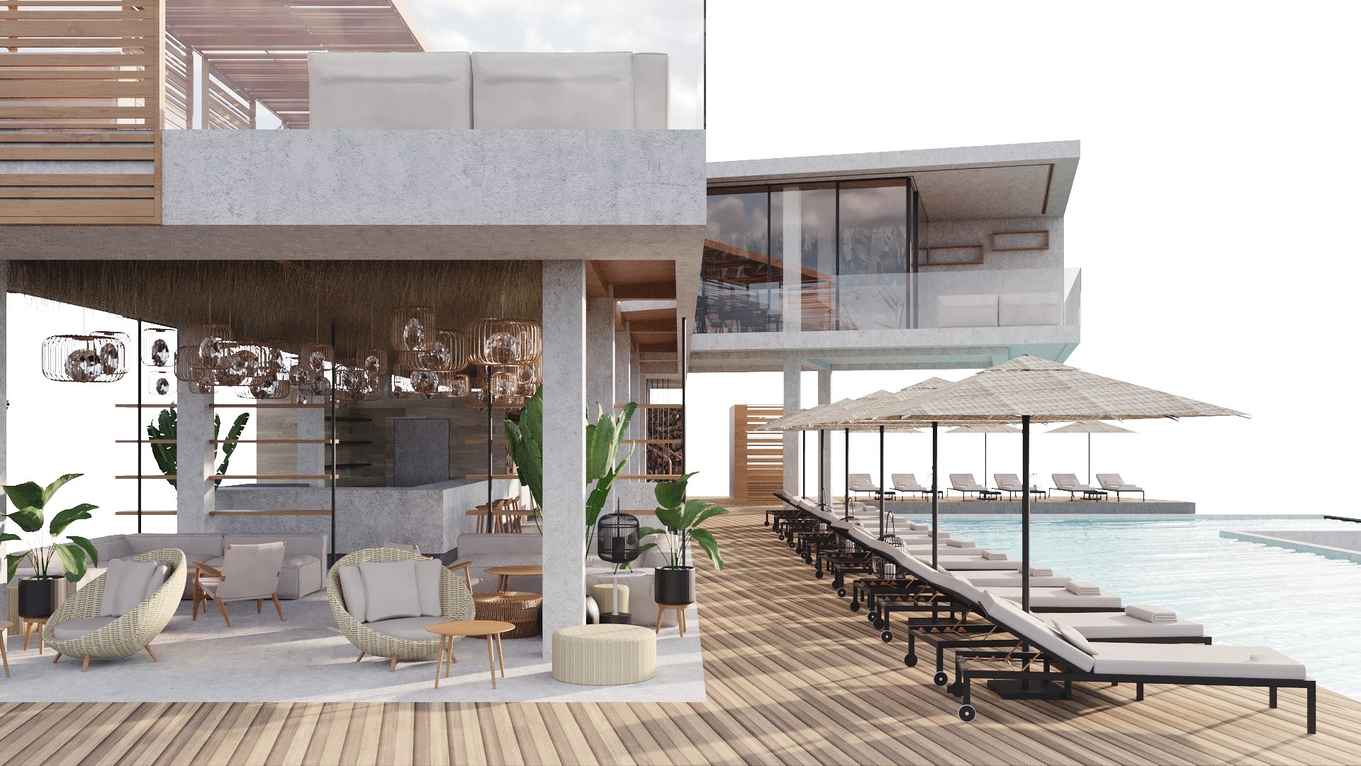 Luxury Pool Bar 3D Model - TurboSquid 1974359