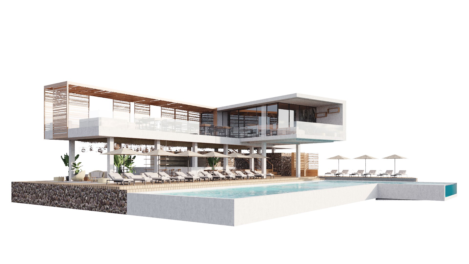 Luxury Pool Bar 3D Model - TurboSquid 1974359